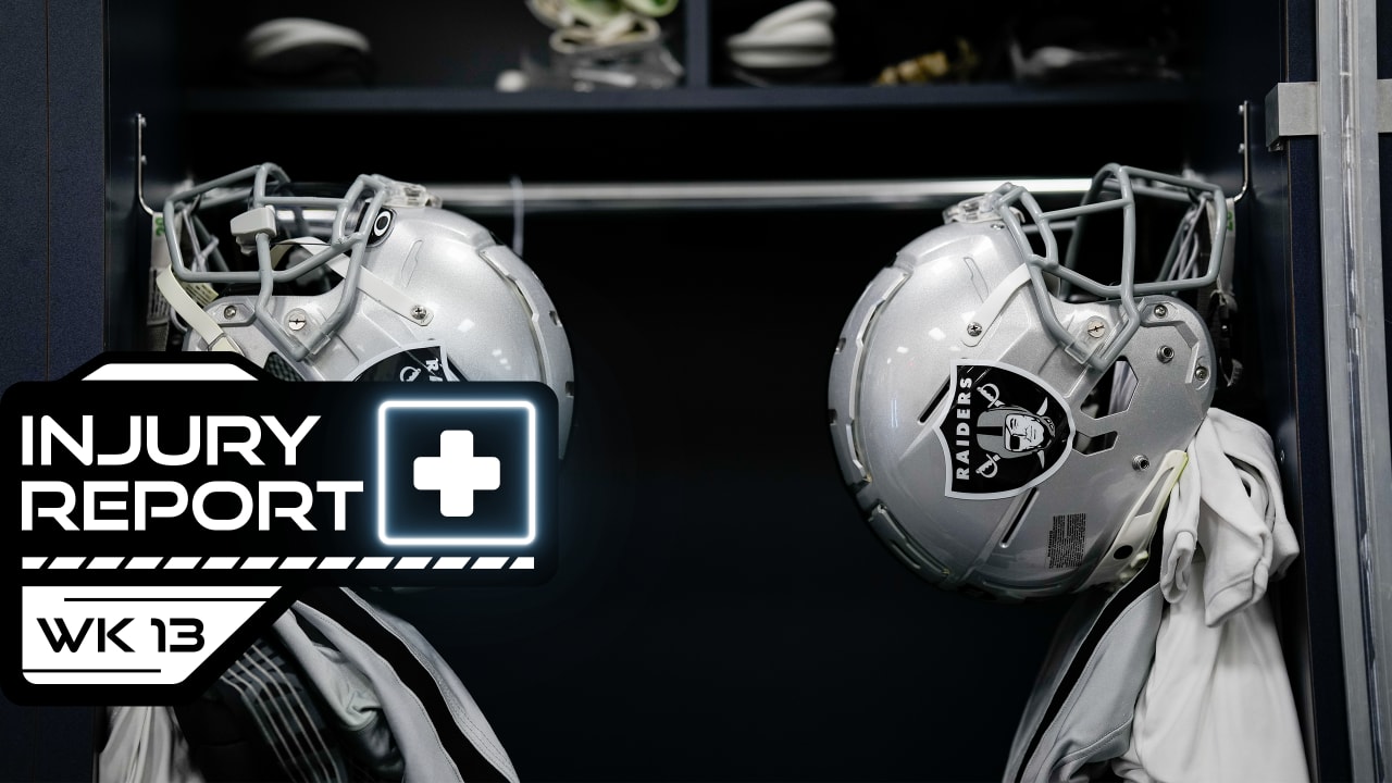 Raiders-Chargers Week 13 Injury Report: Five Raiders, including Jacobs ...