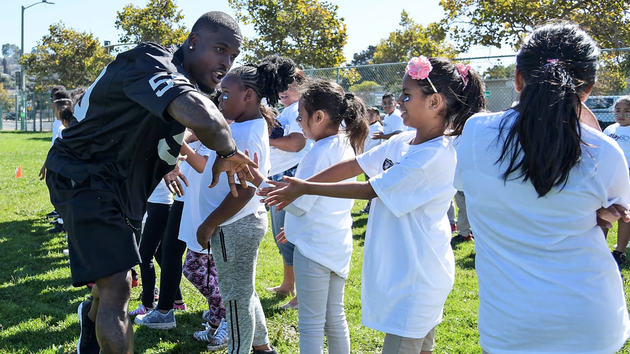 Oakland PAL Flag Football Skills and Drills Kickoff
