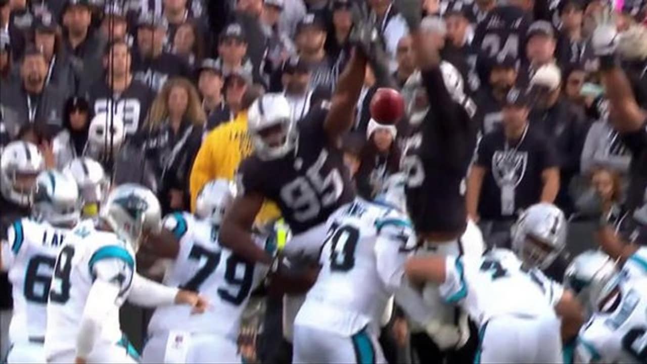 Raiders block Panthers' PAT