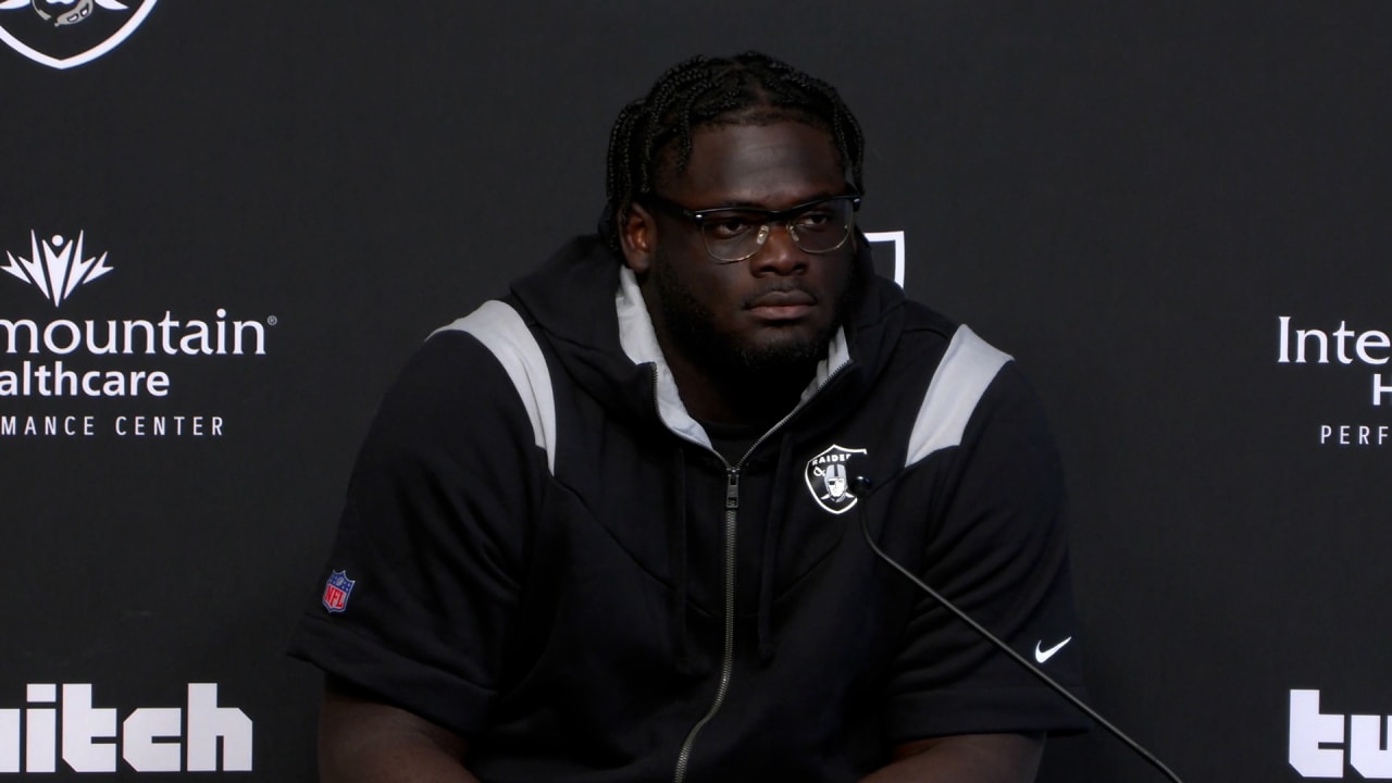 Alex Leatherwood on playing guard: 'I just want to help any way I can'