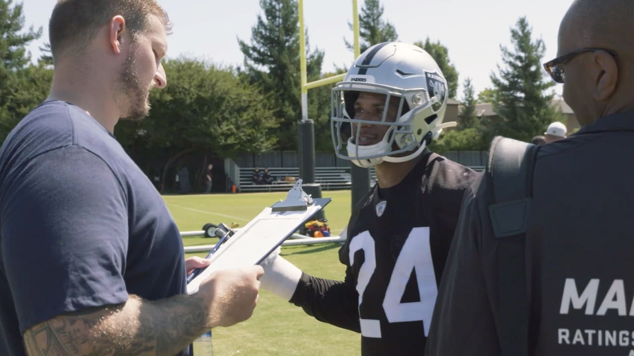 Raiders meet Madden 20 rating adjusters at training camp