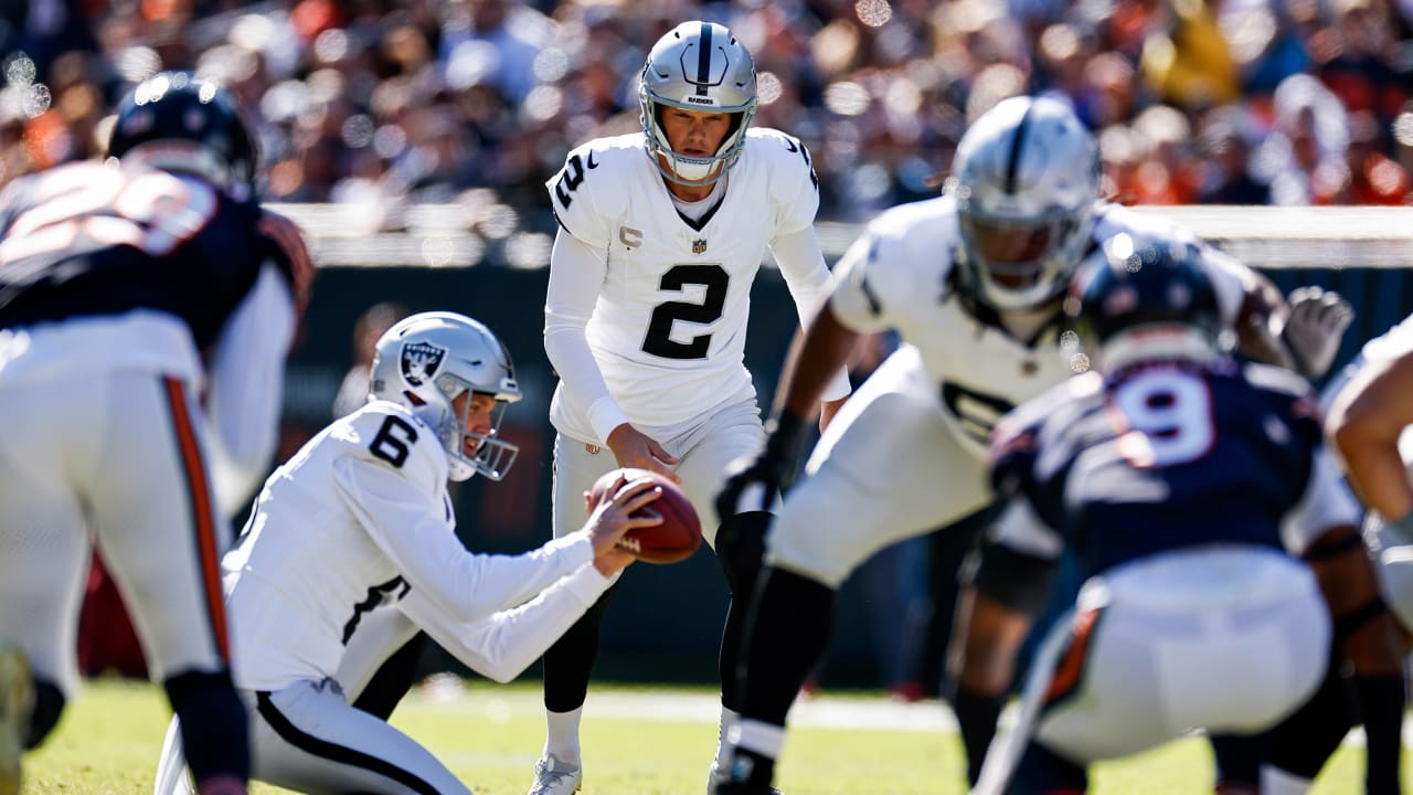 Raiders 2023 Week 7 Highlights vs. Bears | Daniel Carlson 40-yard field goal