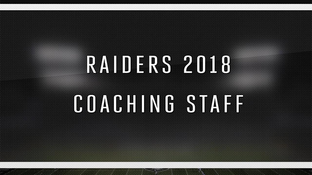 2018 Raiders Coaching Staff