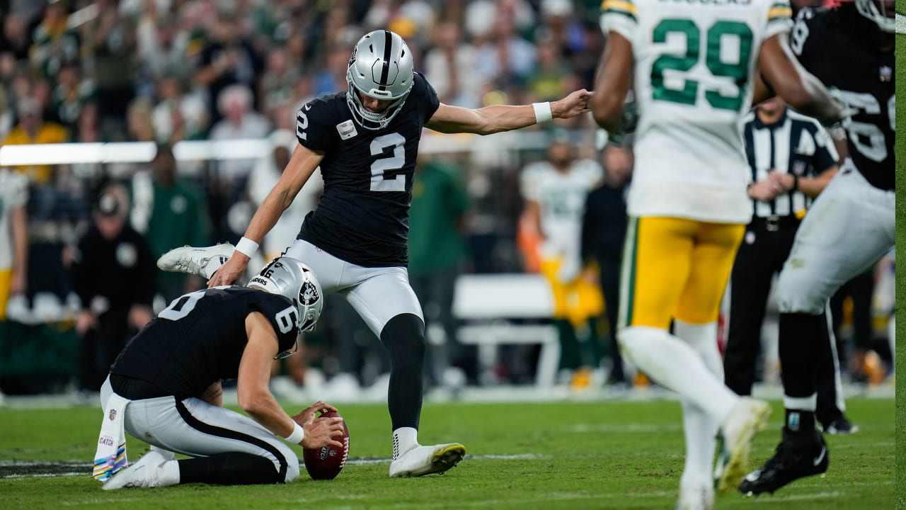 Raiders 2023 Week 5 Highlights vs. Packers | Daniel Carlson makes 26 ...