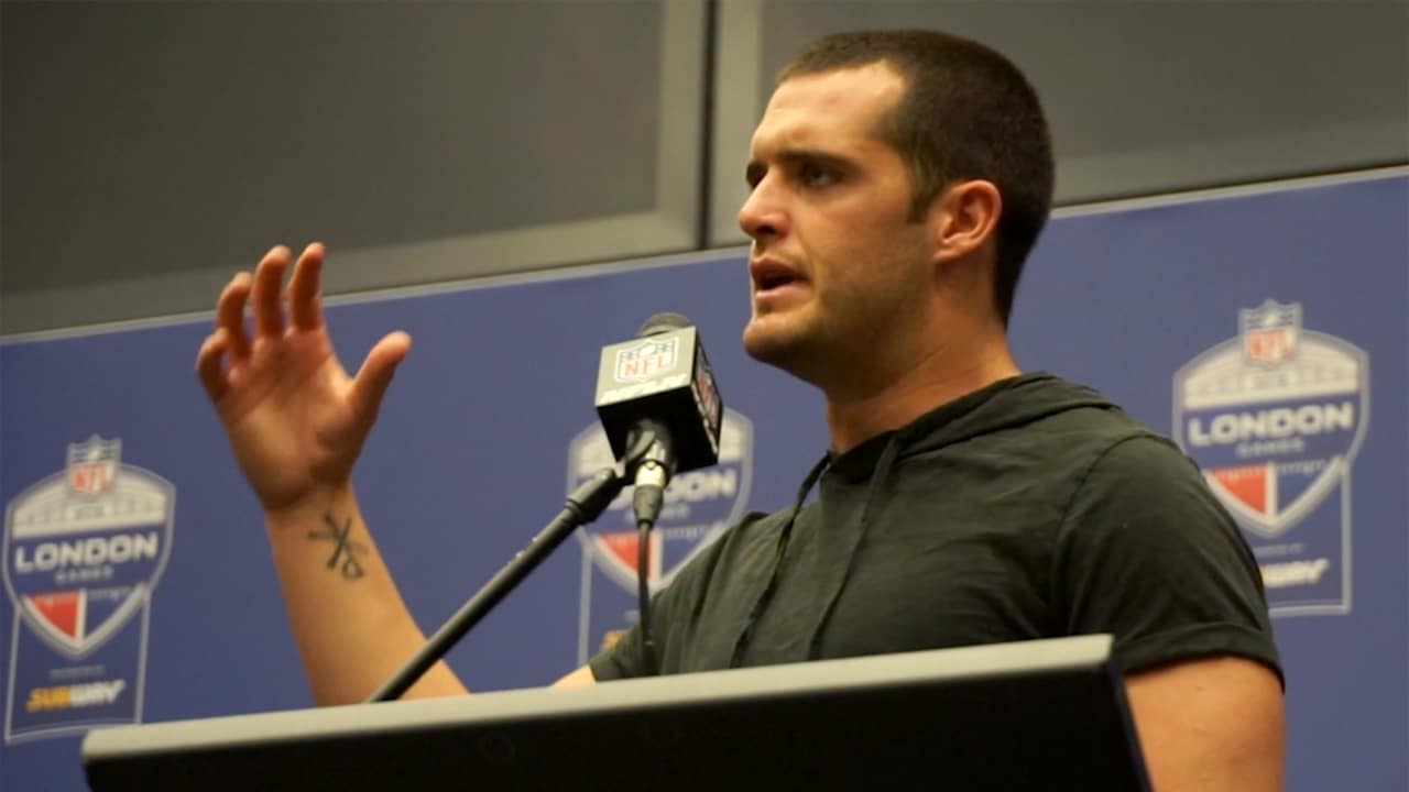 QB Derek Carr on Raiders' veteran leadership