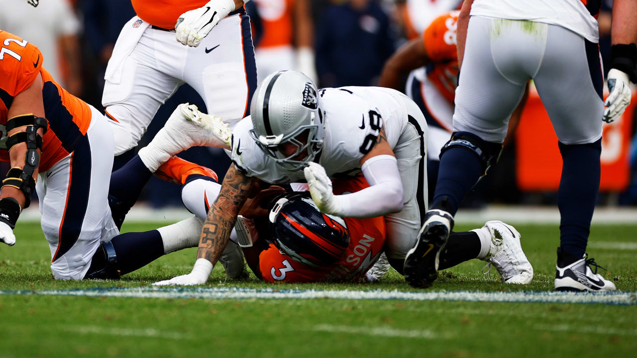 Raiders 2023 Week 1 Highlights vs. Broncos | Maxx Crosby sacks Russell Wilson in the season opener