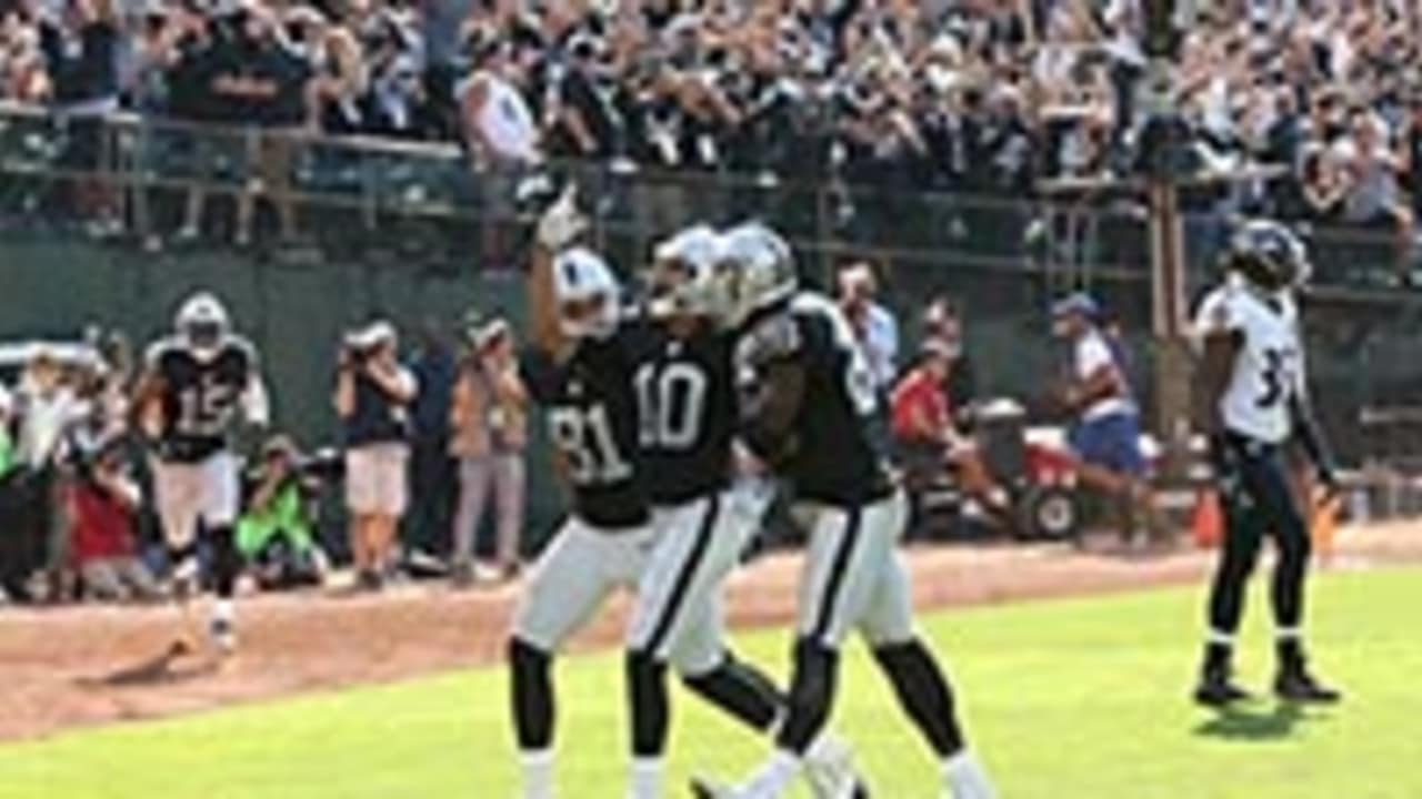 GAME NOTES: Raiders Topple Baltimore Ravens 37-33