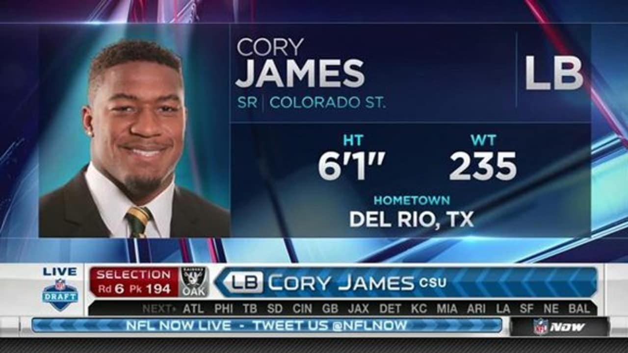 Raiders pick Cory James No.194