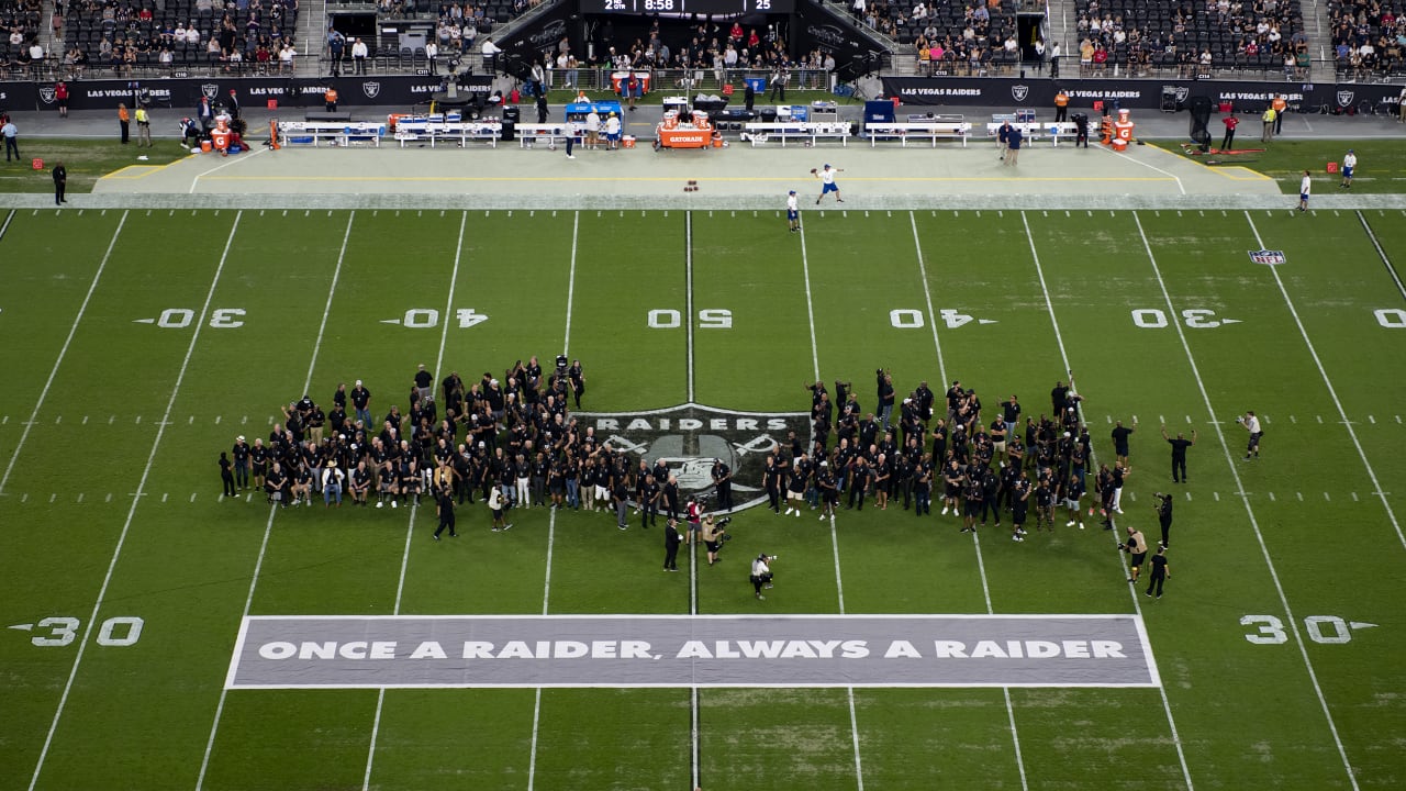 Raiders history reunites at Allegiant Stadium for largest Silver and ...