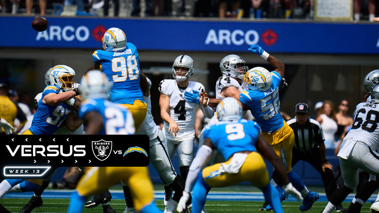 Versus: Rivalry matchup between the Raiders, Chargers could be ...