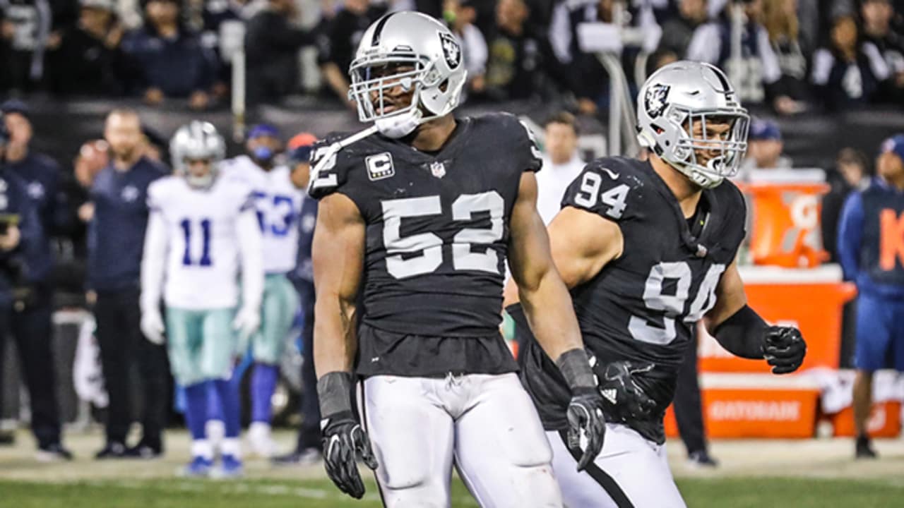 Raiders Snap Counts vs. Cowboys: Mack Records Two Sacks In Primetime