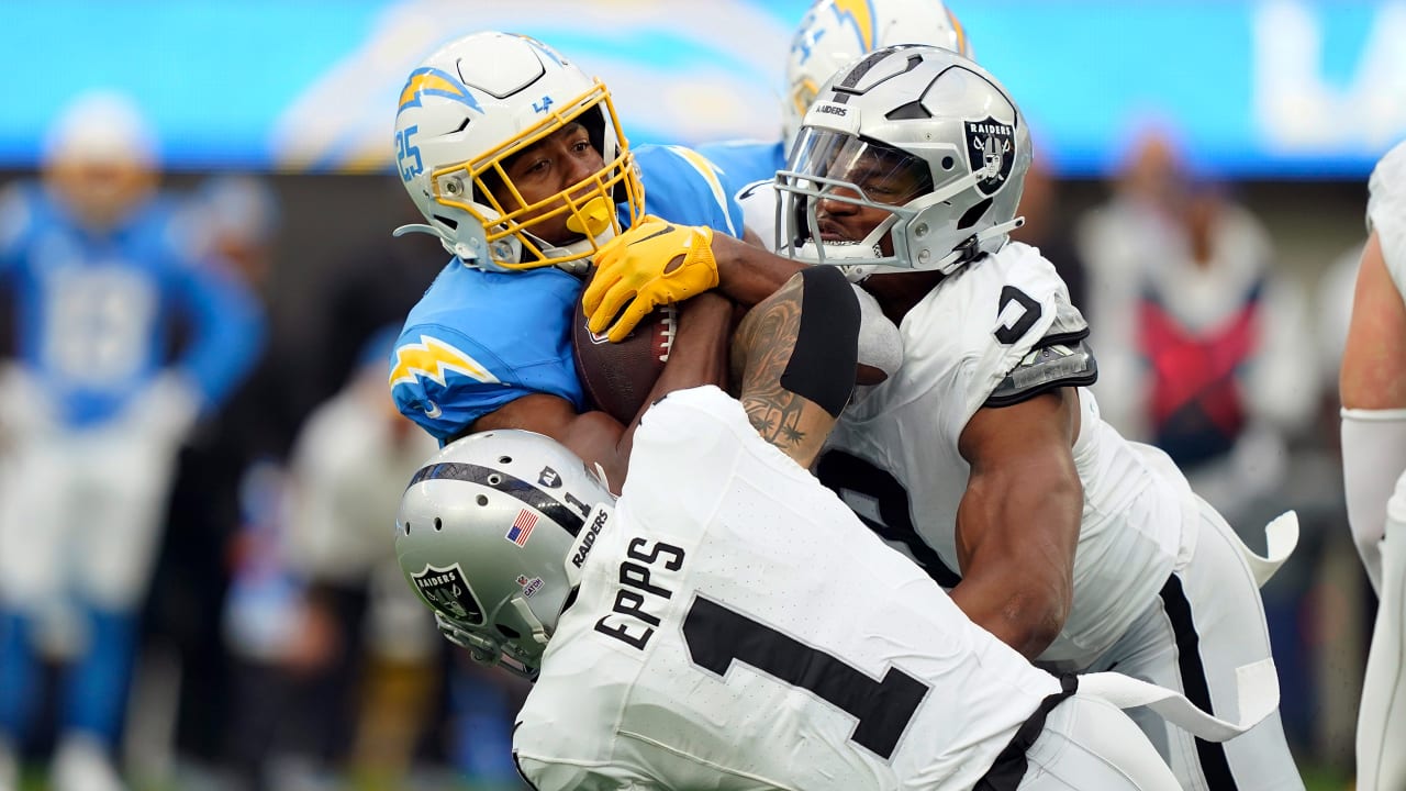 Raiders 2023 Week 4 Highlights vs. Chargers | Tyree Wilson makes the tackle for no gain
