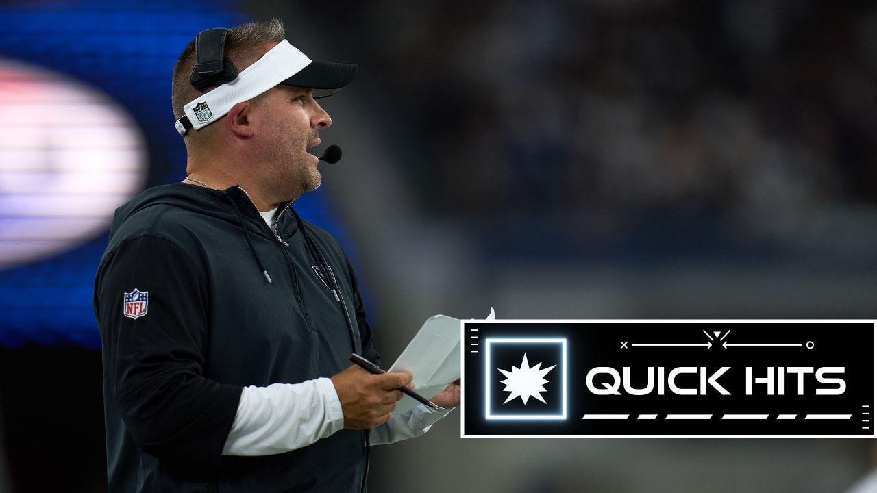 Quick Hits: Raiders strive to find more consistency moving forward