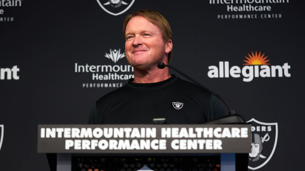 Coach Gruden talks start of 2021 Training Camp, the secondary, Alex ...