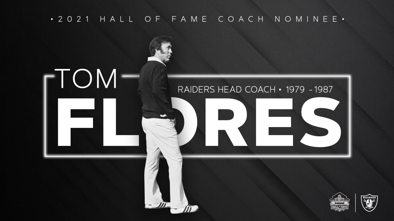 Tom Flores once again named a finalist for the Pro Football Hall of Fame