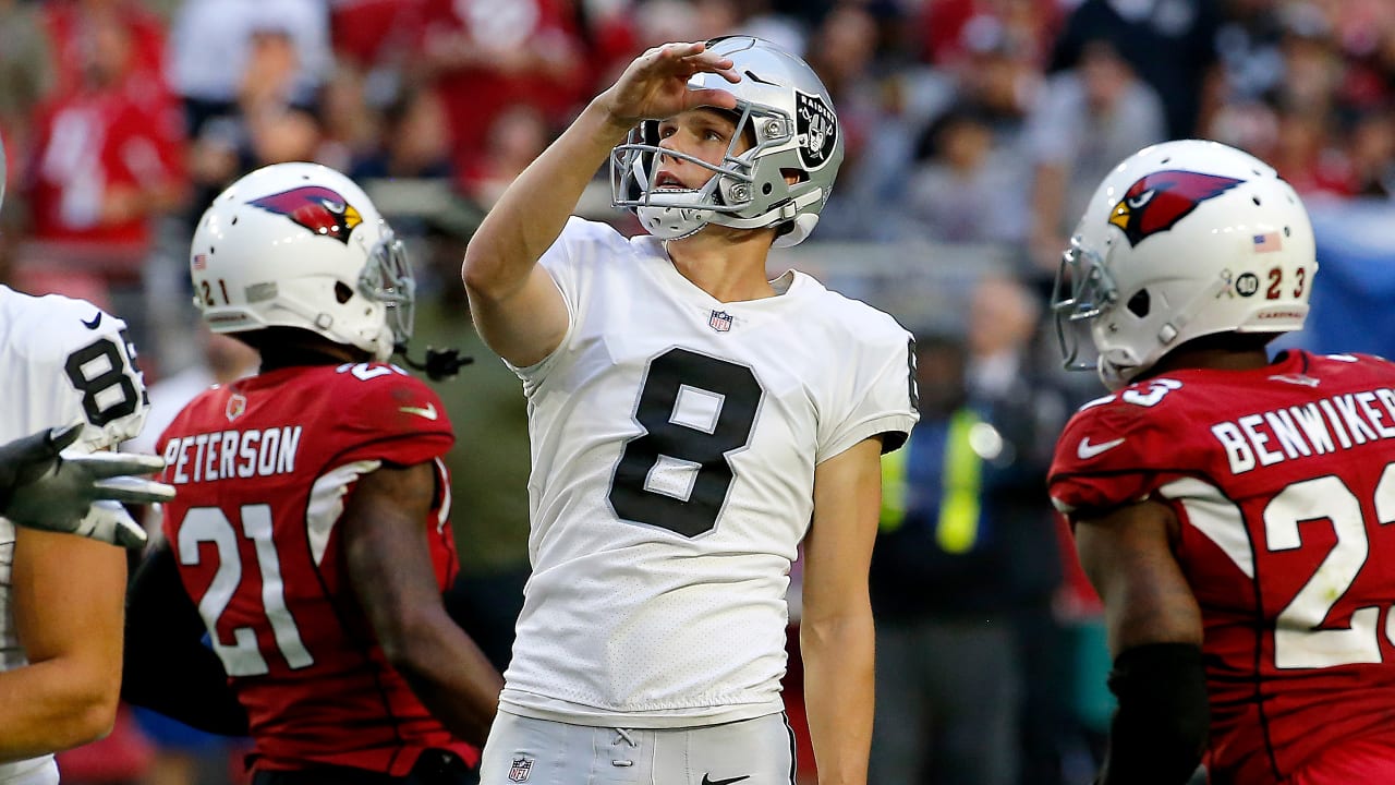 Carlson's Redemption: Rookie kicker's late heroics lift Raiders to victory