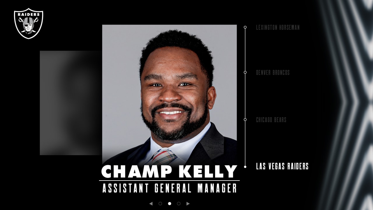 Raiders name Champ Kelly as Assistant General Manager