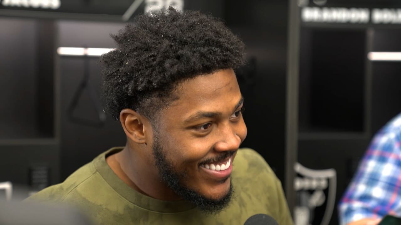 Josh Jacobs on the Week 13 win over the Chargers and the offensive line