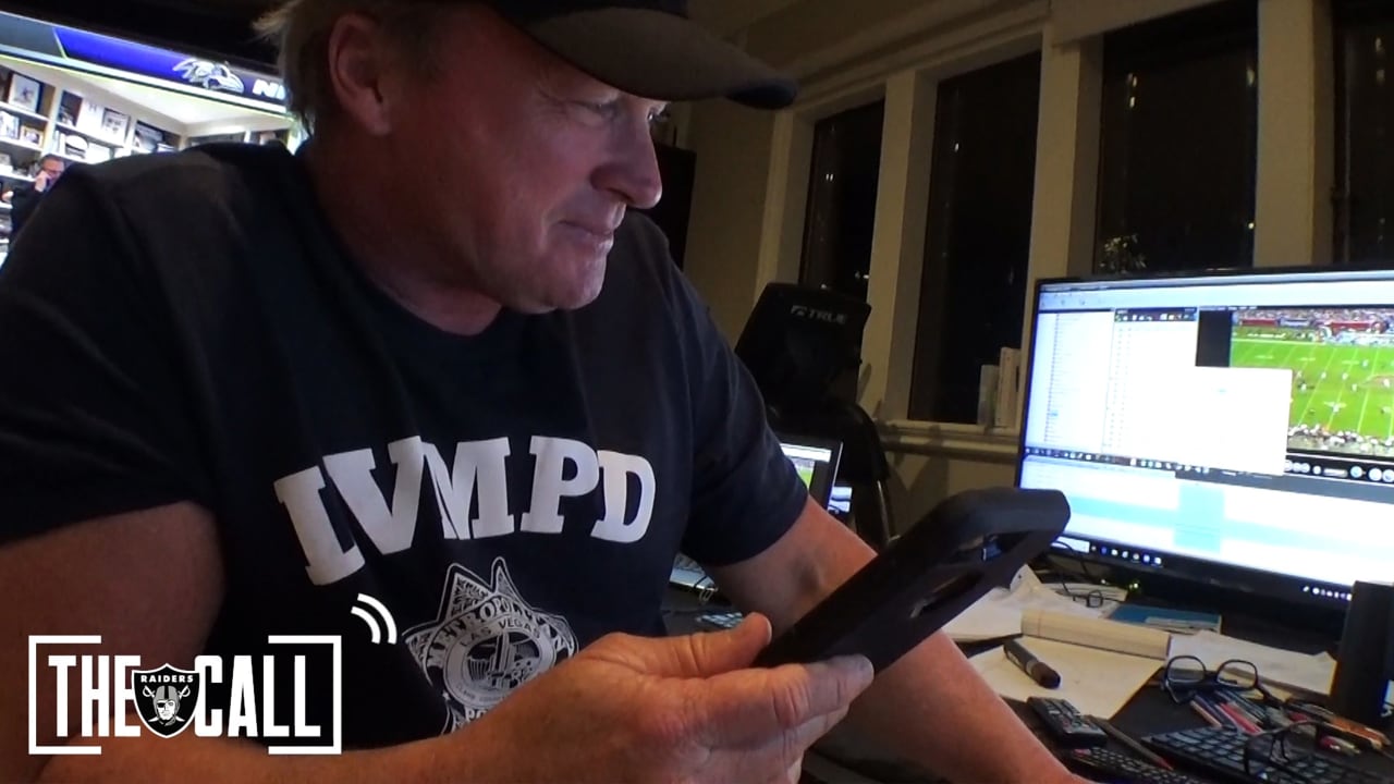 The Call: 2020 Draft Class finds out they're Raiders from Coach Gruden