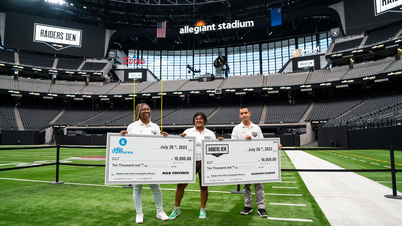Las Vegas Raiders and Allegiant Stadium honor participating high school ...