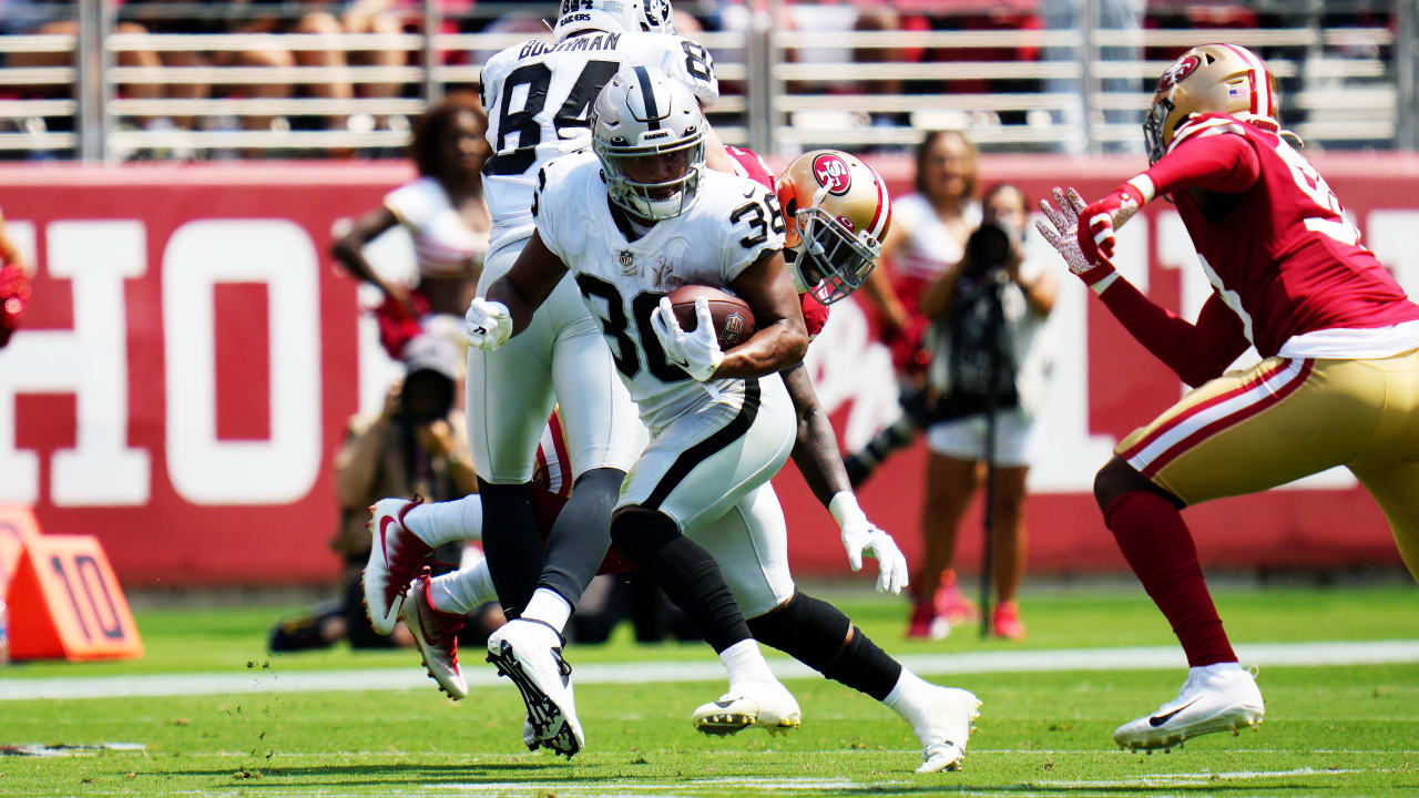 Trey Ragas gains 6 yards on tough run and first down vs. 49ers