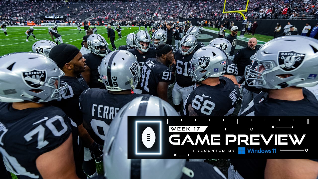 Game Preview: Raiders prep for New Year's Day matchup against 49ers