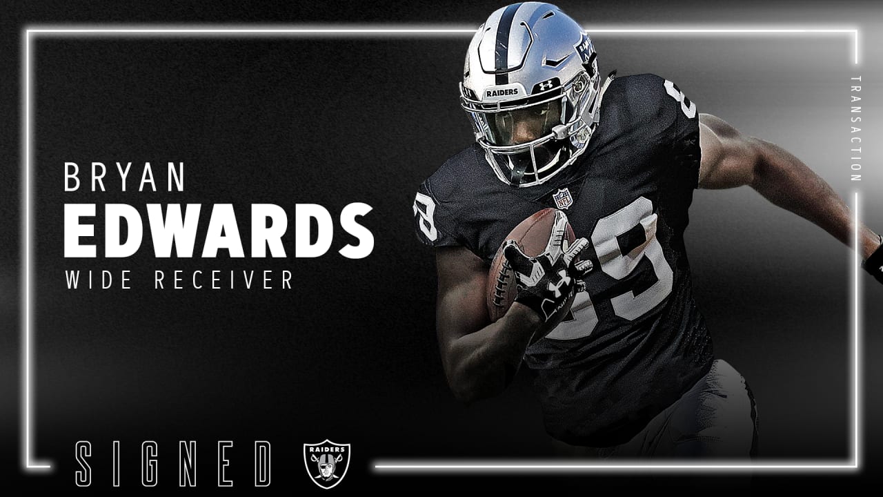 Raiders sign third-round pick WR Bryan Edwards