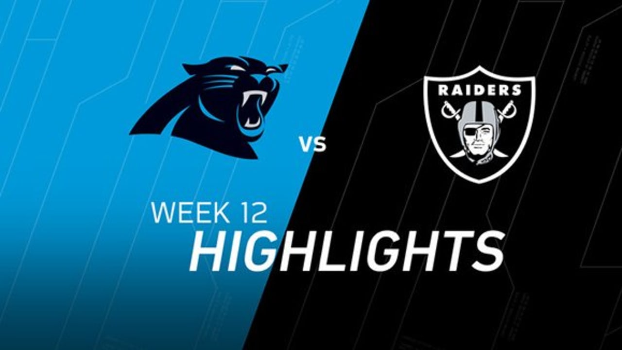 Week 12: Panthers vs. Raiders highlights