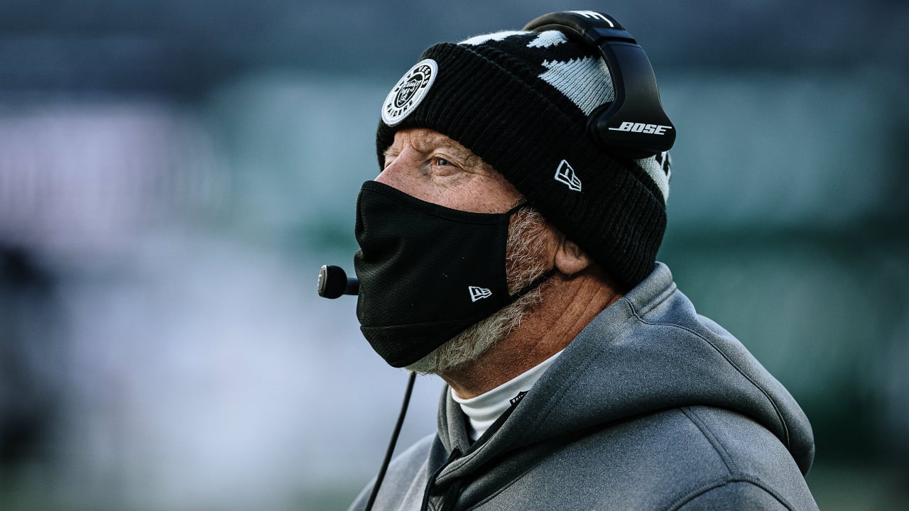 Coach Tom Cable remains the 'steady force' of the reloaded offensive line