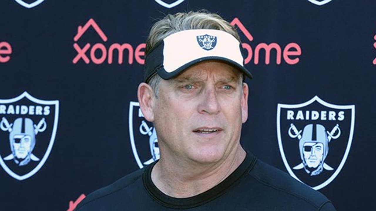 Coach Del Rio and Raiders Prepare for Chargers