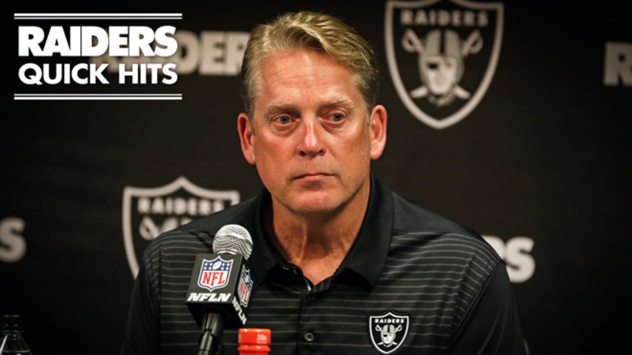 Head Coach Jack Del Rio: "We Always Look To Freshen Things Up"