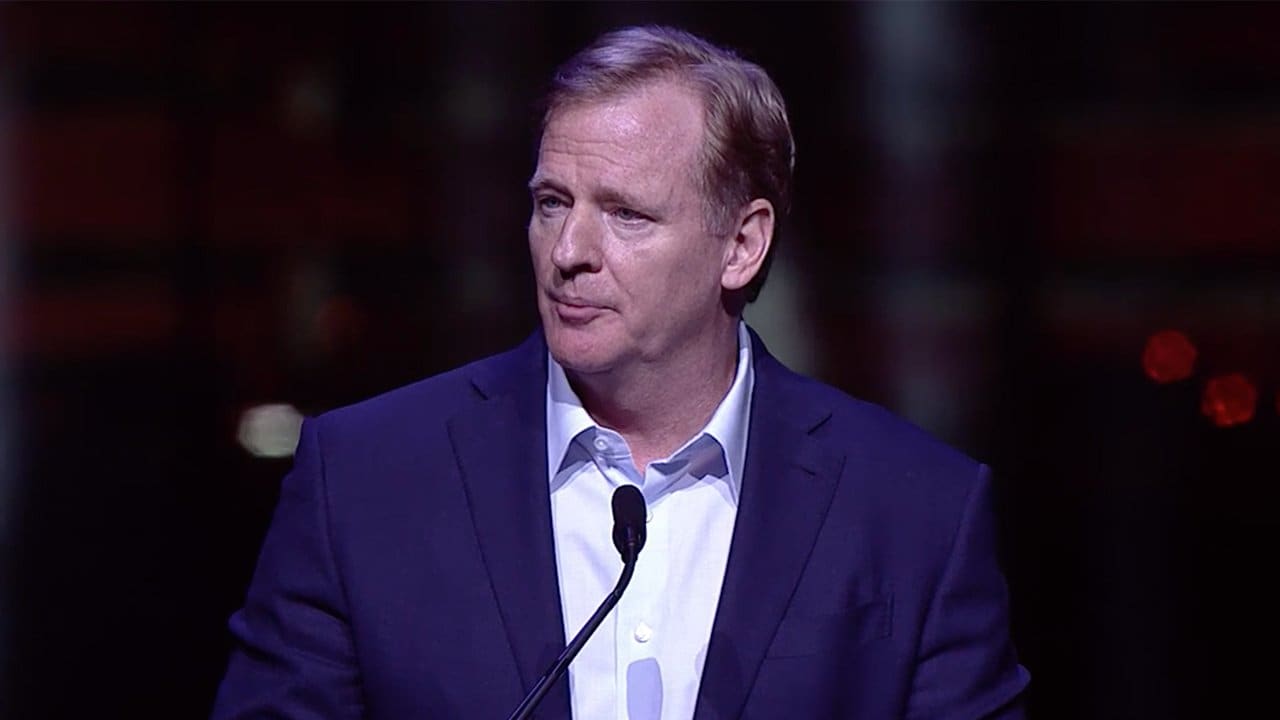 Commissioner Roger Goodell Speaks At Groundbreaking Ceremony