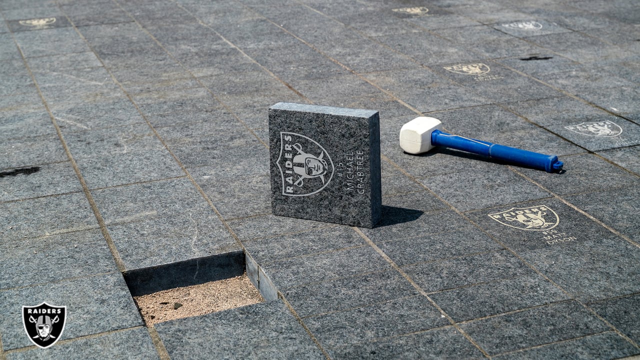 Photos: Alumni Legacy Bricks installed at Allegiant Stadium