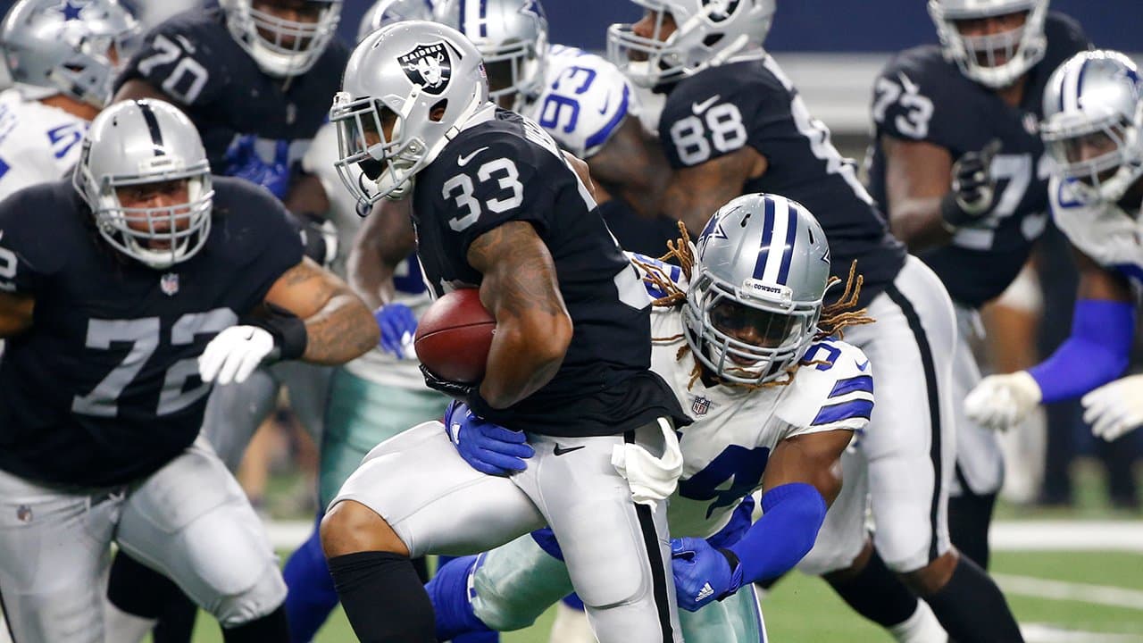 RB DeAndré Washington shows speed on 19-yard rush