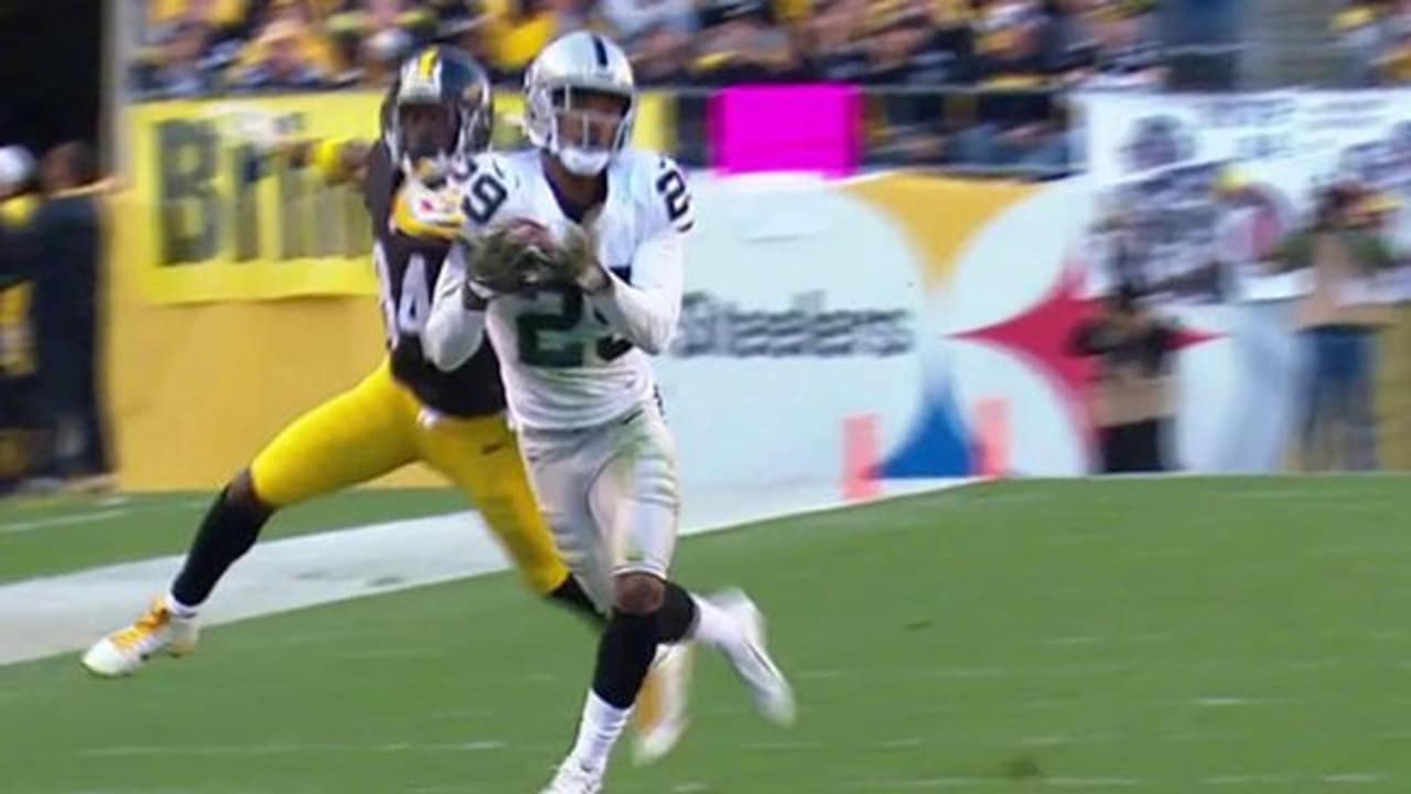 Raiders David Amerson picks off Ben Roethlisberger