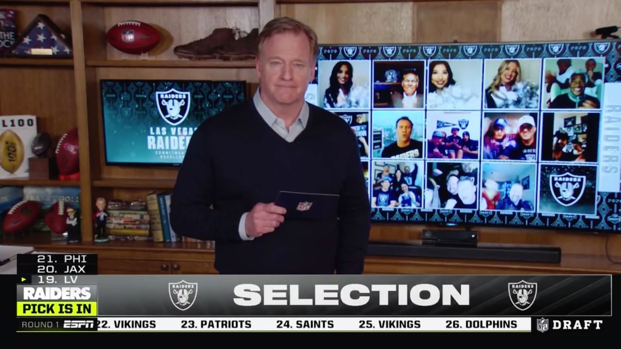 Every Raiders selection from the 2020 NFL Draft