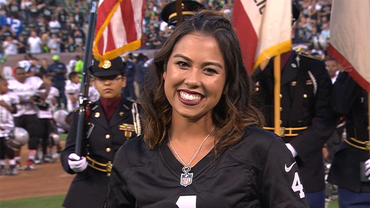 Maddie B Performs National Anthem