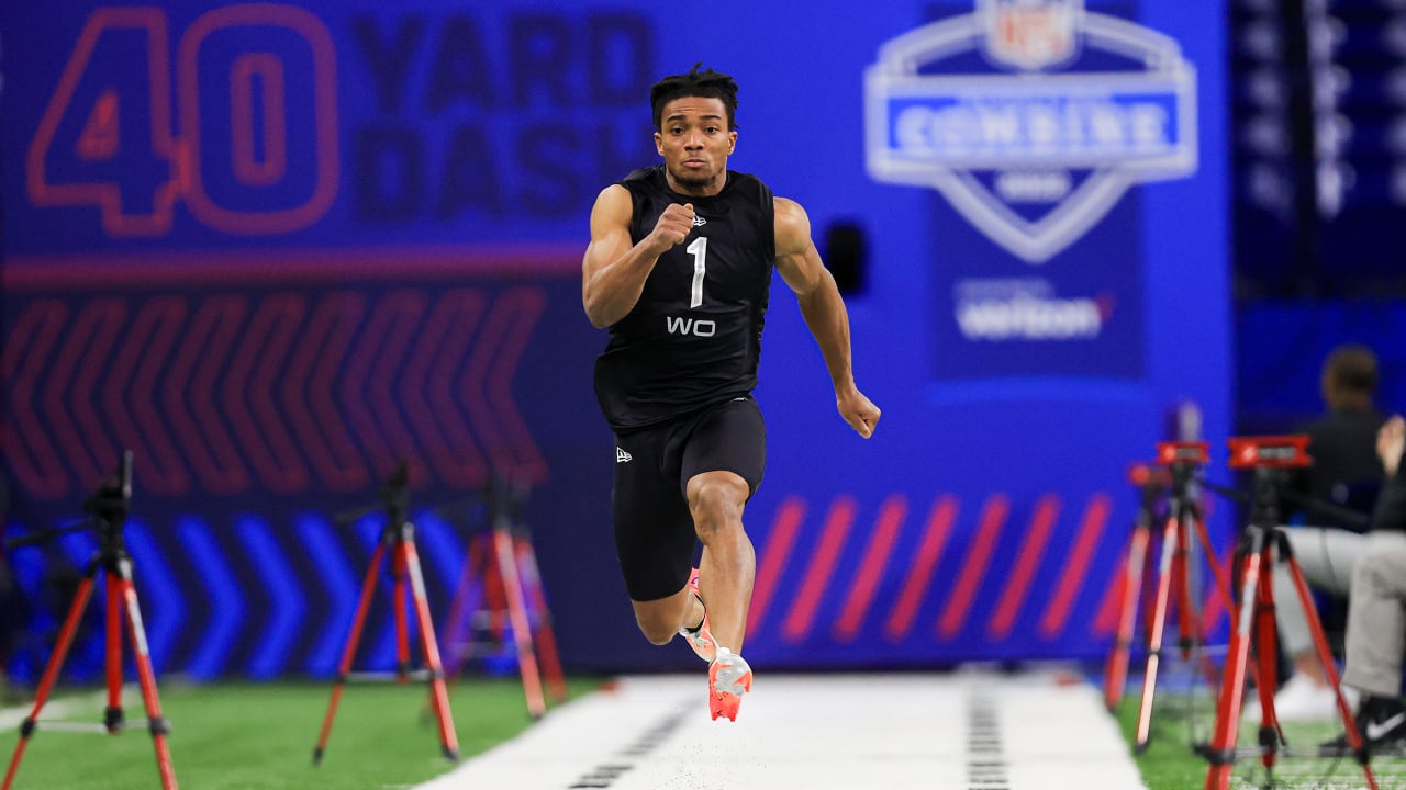 NFL Combine Notebook: Catch Calvin Austin III if you can
