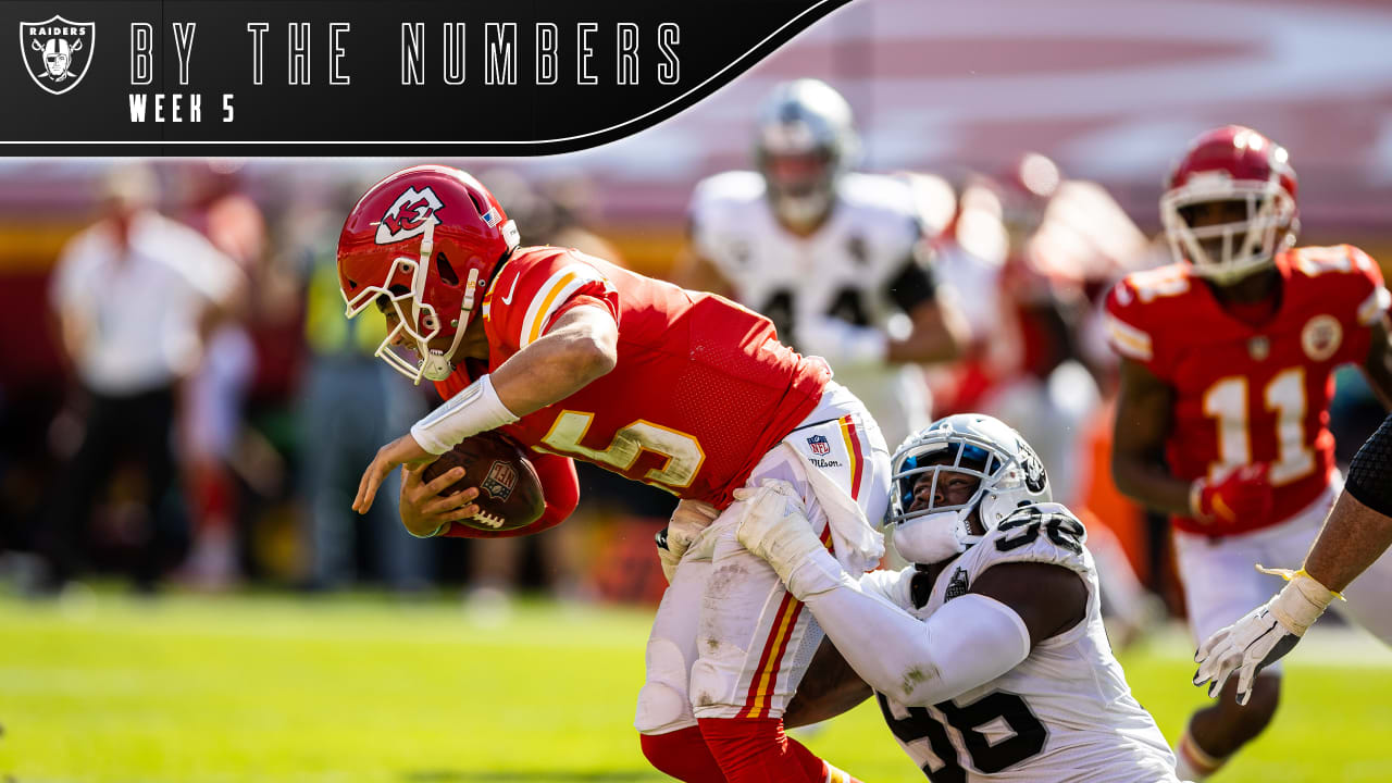 By the Numbers: Raiders get big contributions on offense & defense in ...