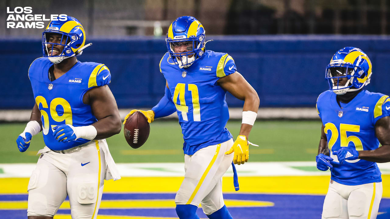 Kenny Young has memorable first interception in Rams win over Patriots