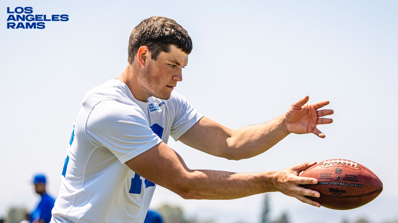 ROOKIE PHOTOS: New Rams punter Ethan Evans gearing up for his first NFL ...
