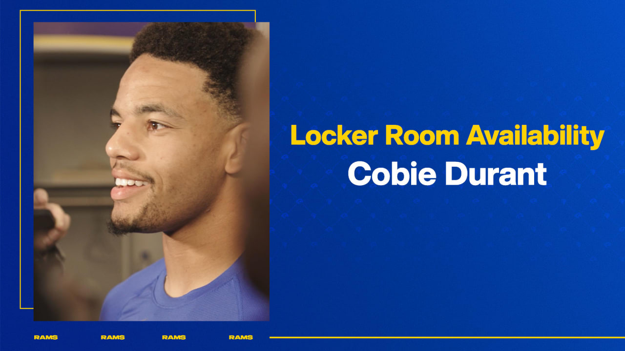 Los Angeles Rams defensive back Cobie Durant discusses first career ...