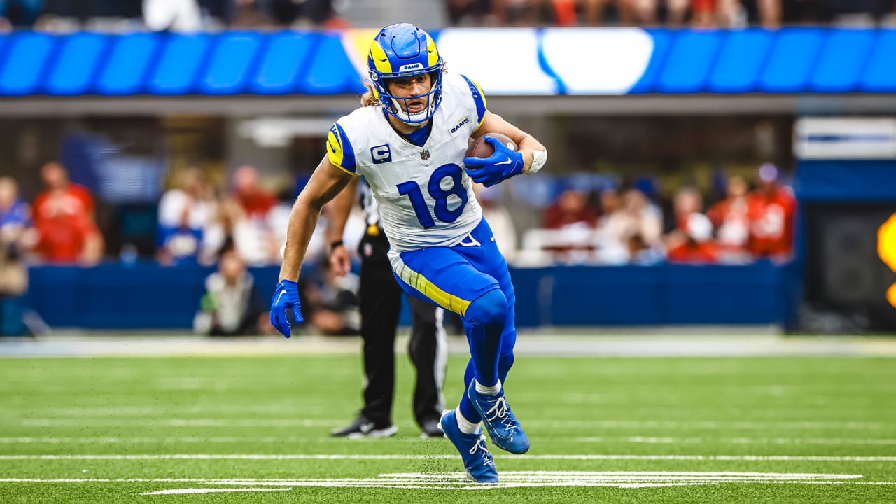 Los Angeles Rams wide receiver Ben Skowronek gets in on the Rams run ...