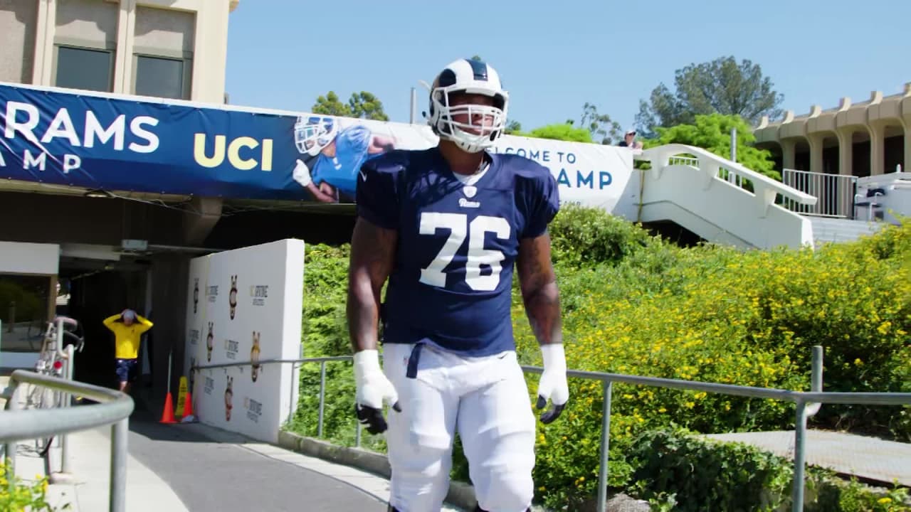Rodger Saffold Wired at Training Camp