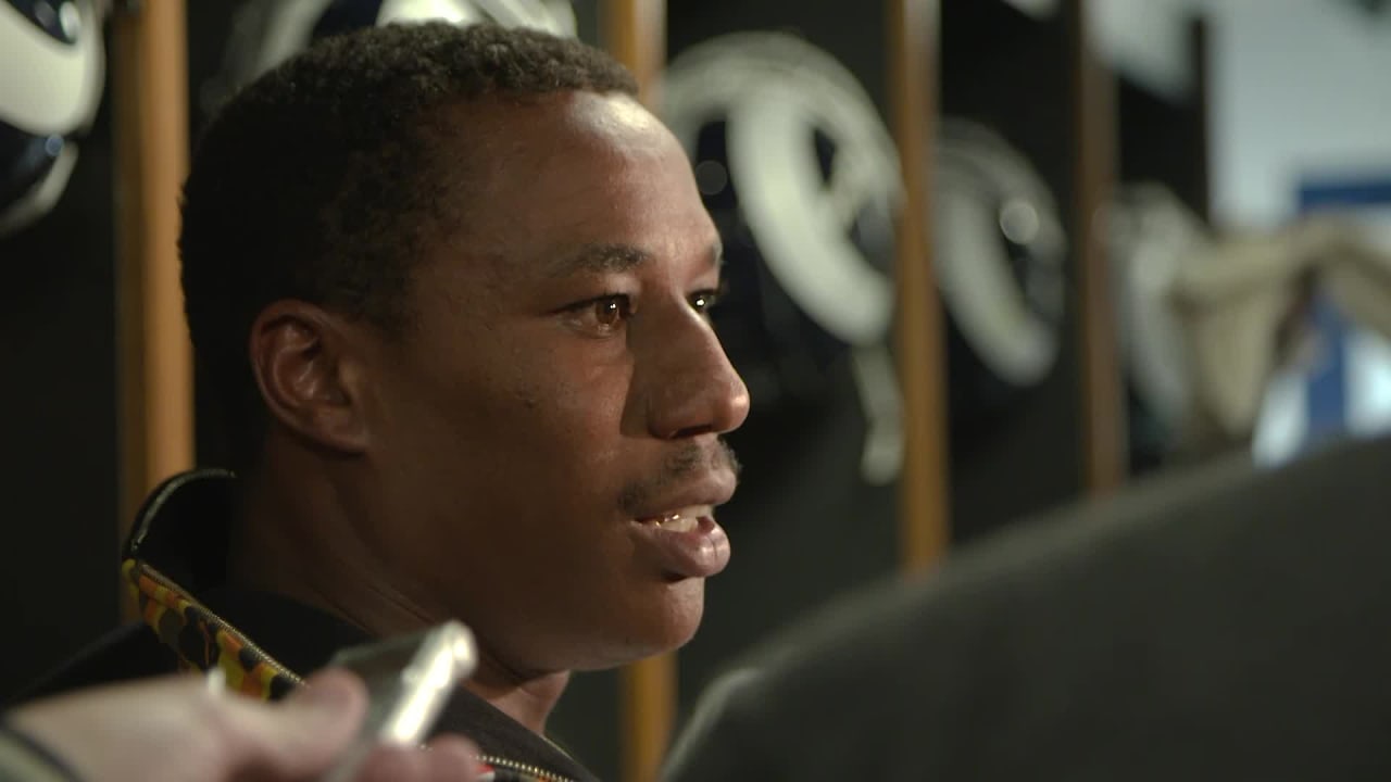 Marcus Peters talks about feeling 100% and playing Marcus Peters football