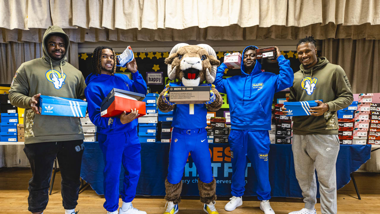 Rams Rookies partner with Shoes that Fit to gift new shoes to ...