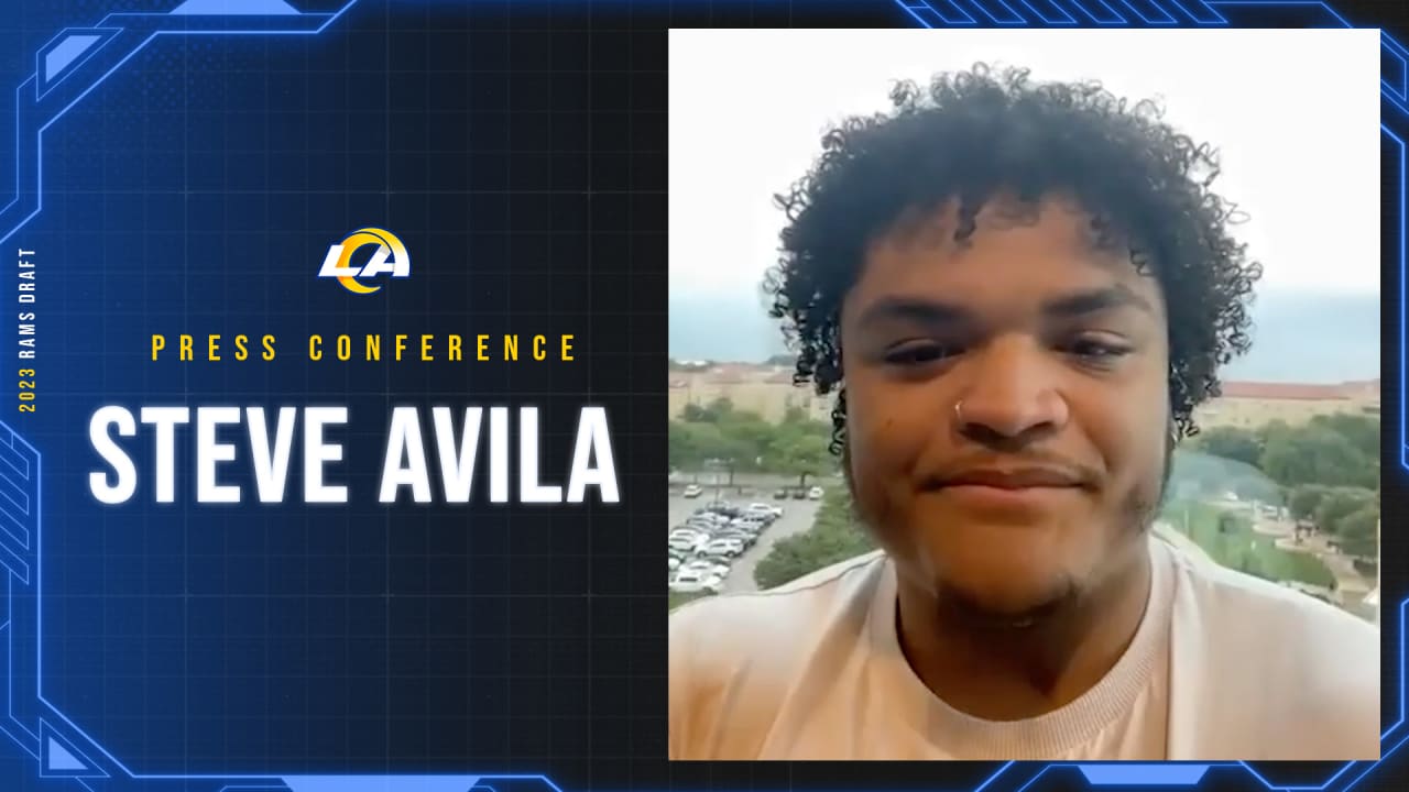 Los Angeles Rams 2023 NFL Draft | Offensive Guard Steve Avila Press Conference
