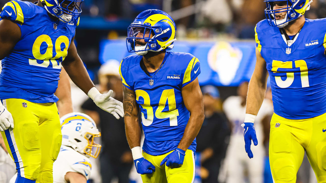 Los Angeles Rams defensive back Tanner Ingle sacks Chargers QB Max ...