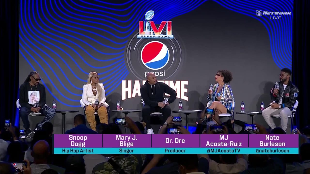 Los Angeles Rams vs. Cincinnati Bengals Super Bowl LVI: Dr. Dre, Mary J ...