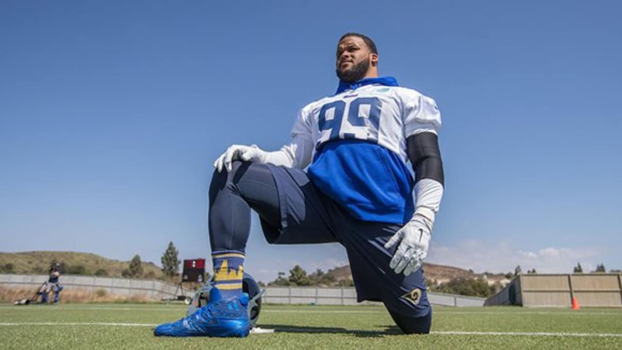 Aaron Donald Returns to Practice